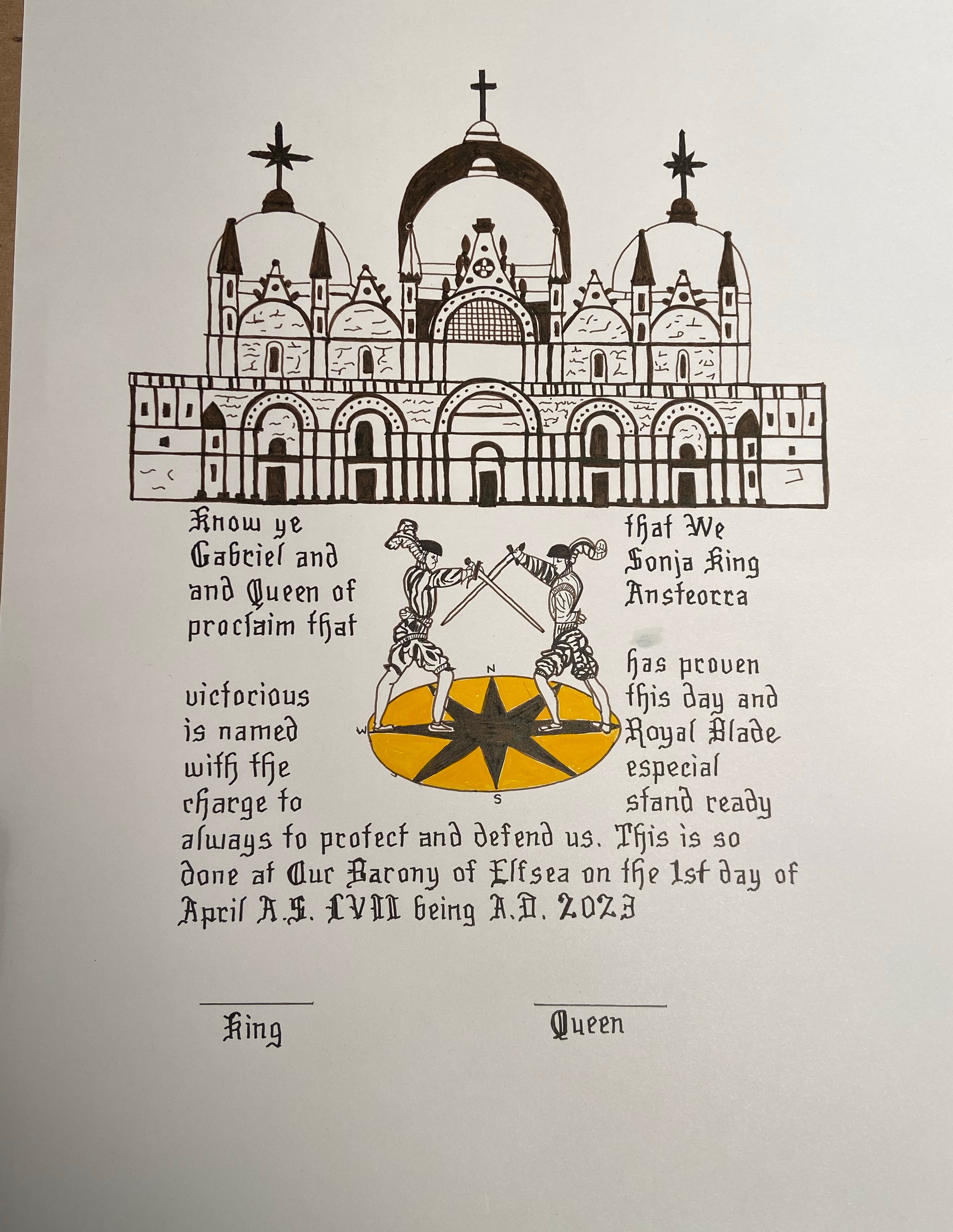 Ansteorra – Lizzies SCA Scribal Project