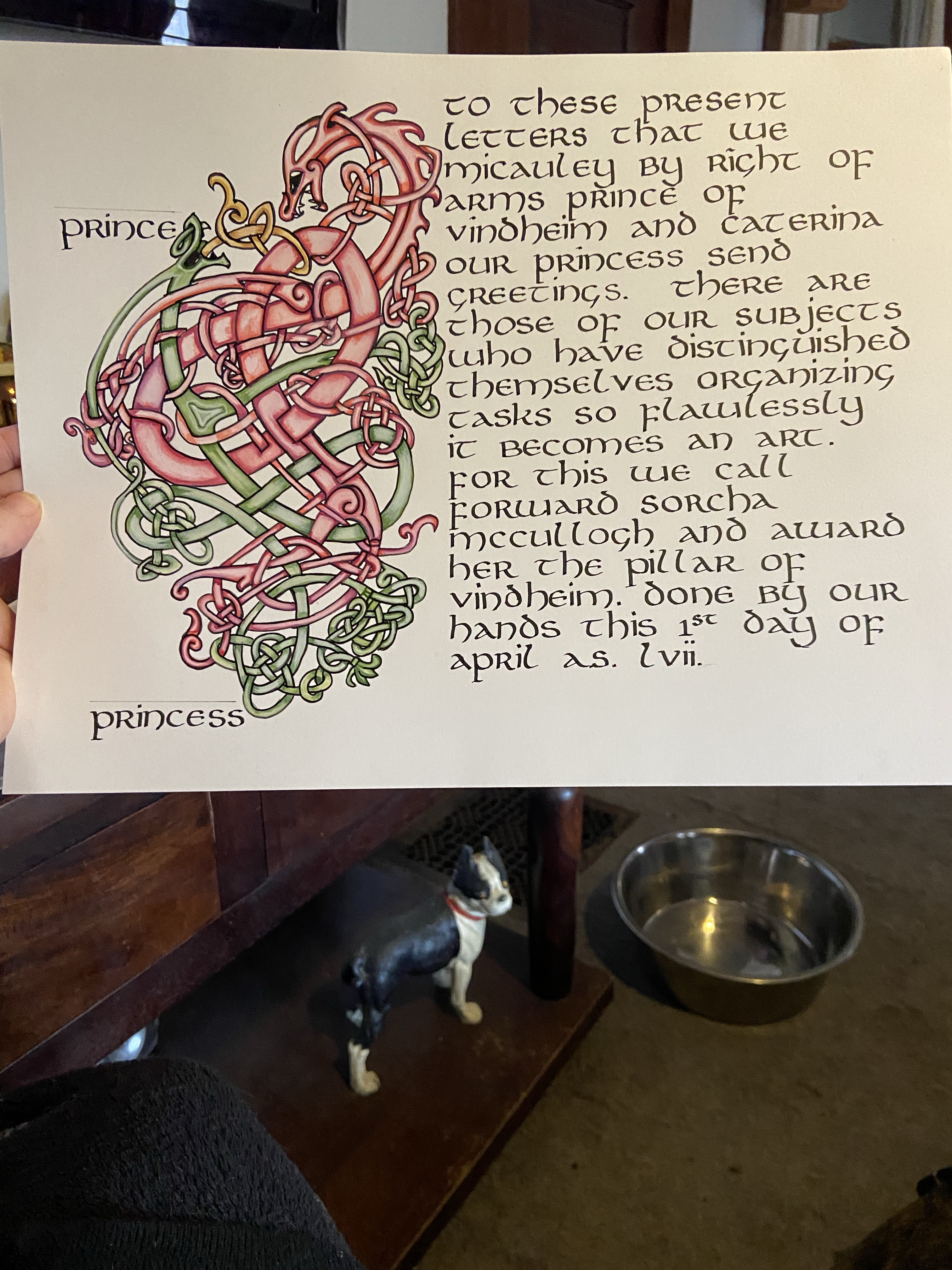 Ansteorra – Lizzies SCA Scribal Project